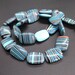 Rectangle Malachite Strand, Synthetic Stripe Malachite 13mmx18mm, Green ...