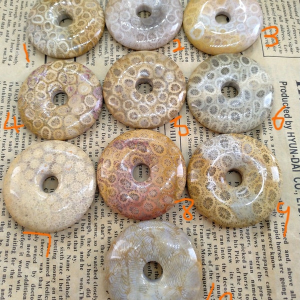 Stone Donut Bead - Etsy