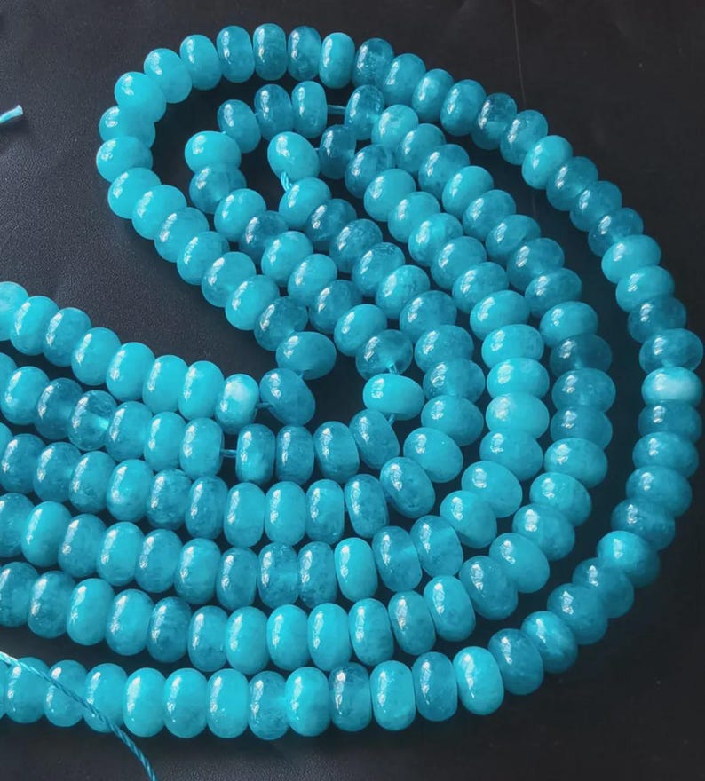 Rondelle Tianhe Stone Quartz Beads: 5mm X 8mm, 15.5" Strand - Etsy
