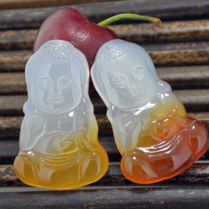 Buddha Agate Pendant, Green,pink,white,lavender,white Orange Red ...