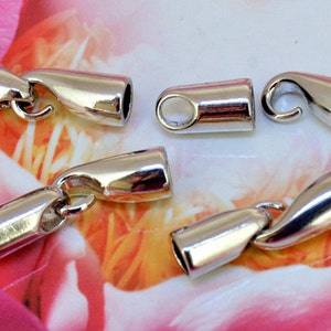 3PCS Stainless Steel Clasp Toggle Clasp Rope Head Clasp,end Cap Clasp ...