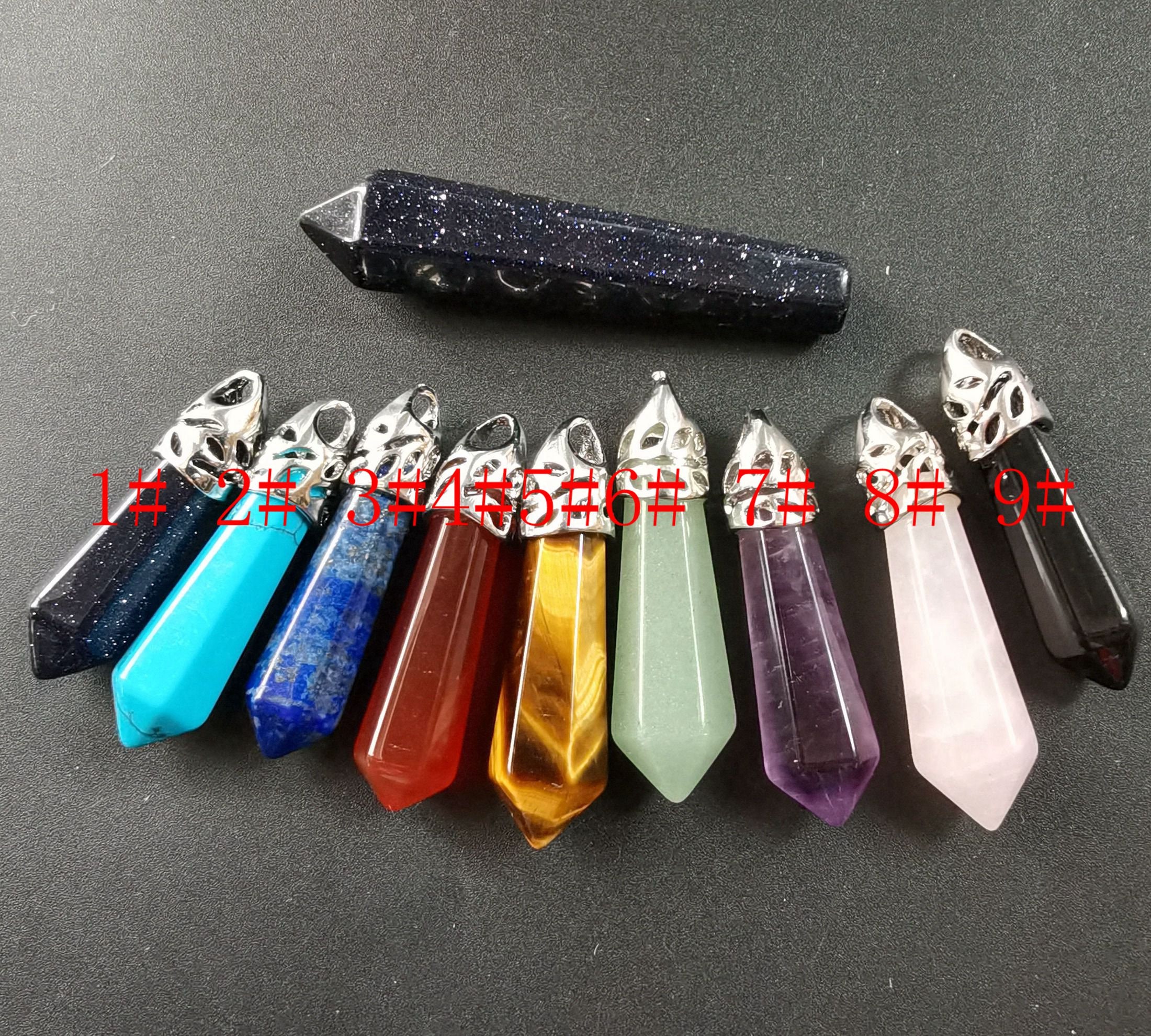Crystal Pendantcrystal point Healing CrystalGenerator Tower | Etsy