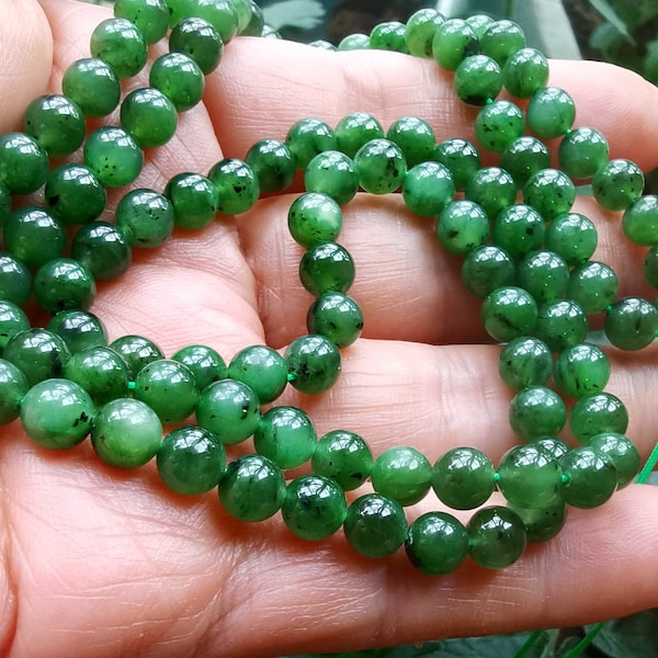 Nephrite Jade Beads - Etsy