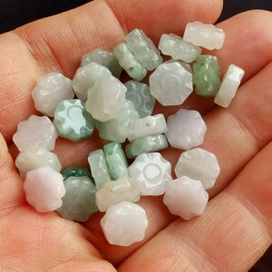 The Eight Diagrams Carved Natural Green Jadeite Jade Stone Pendant ...