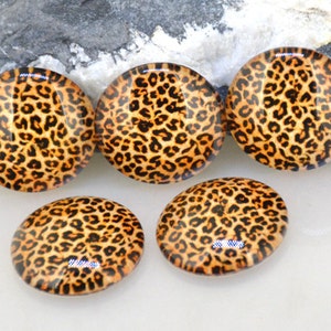 Circle Fox Skin Handmade Photo Glass Cabochon Dome Bead 10mm - Etsy