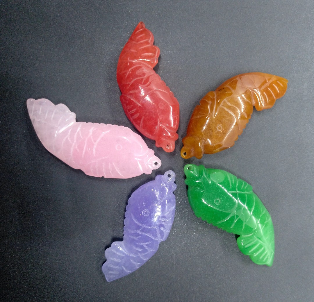 Fish Jade Pendant,green,pink,lavender,red,brown, Goldfish Jade Pendant ...