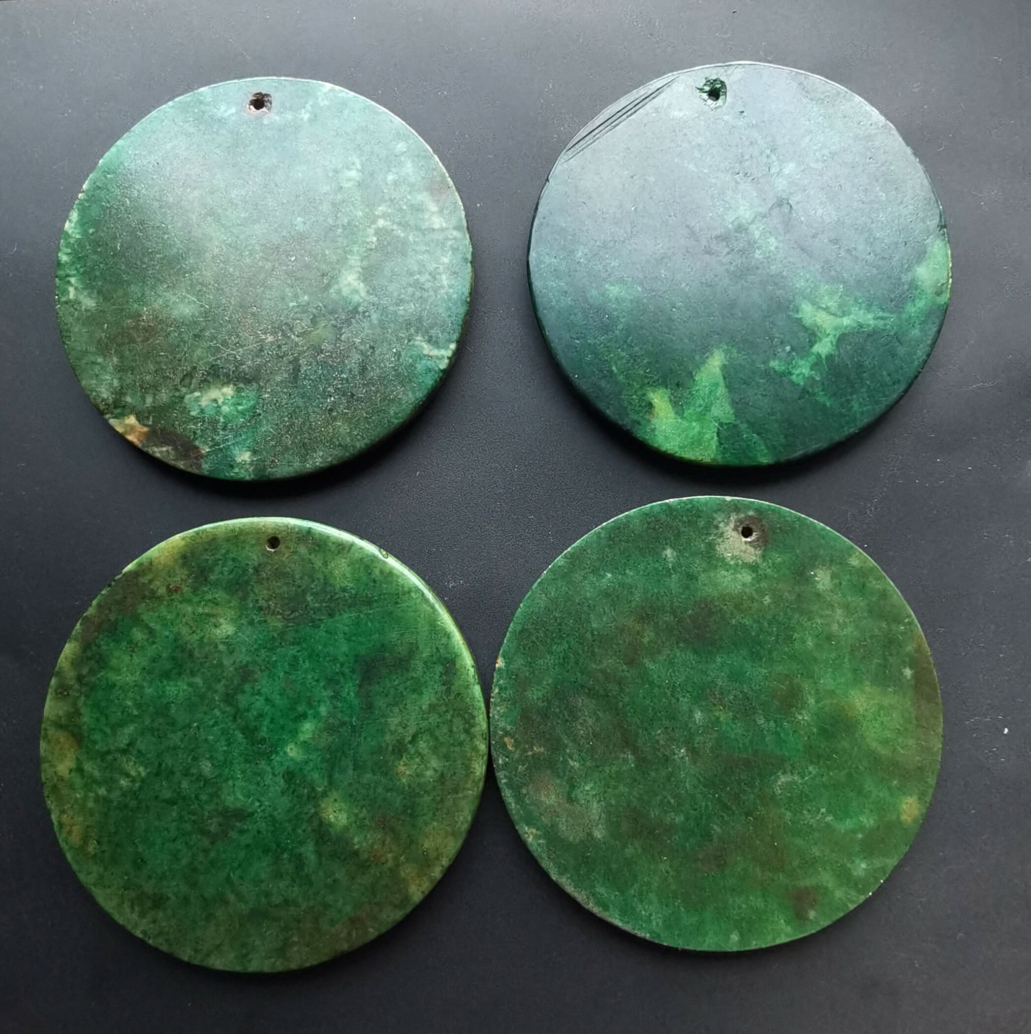 Chinese ancient green Jade | Etsy