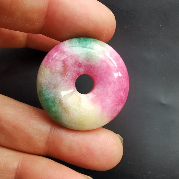 Stone Donut Pendant - Etsy