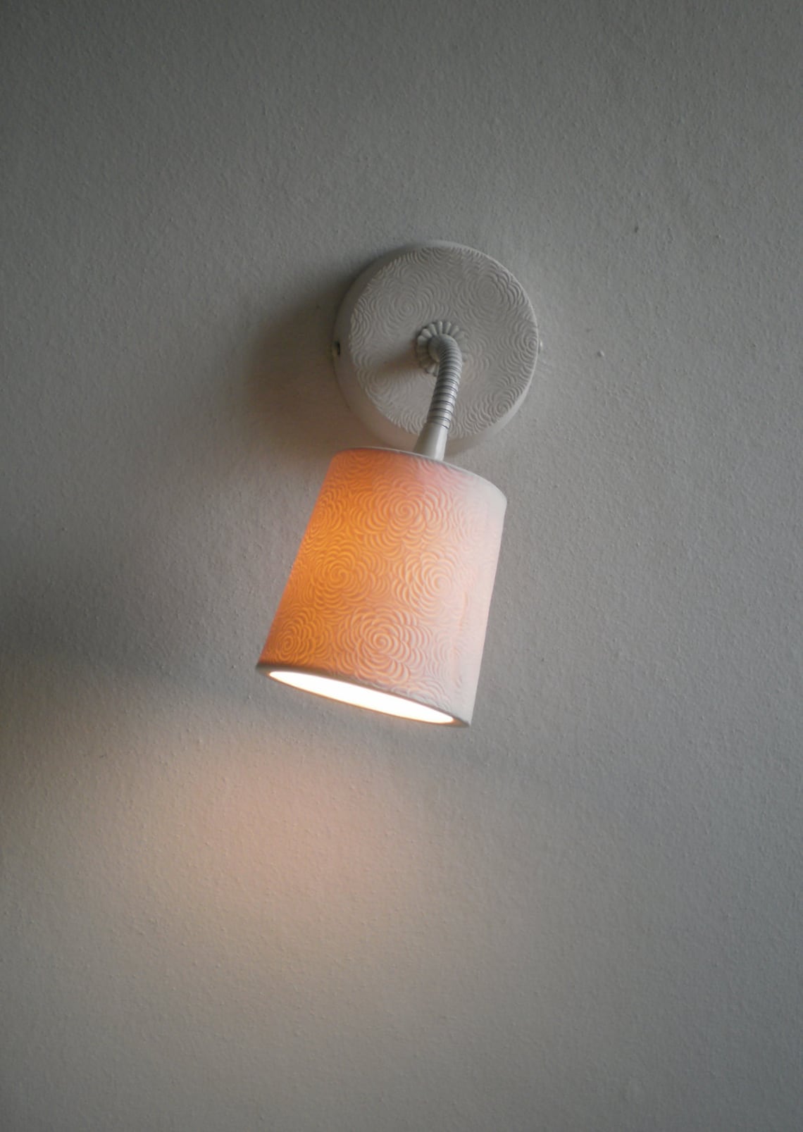Rose Wall Lamp, Night Light, - Etsy