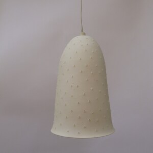 Perforated Porcelain Bell, Hanging Lamp - Etsy