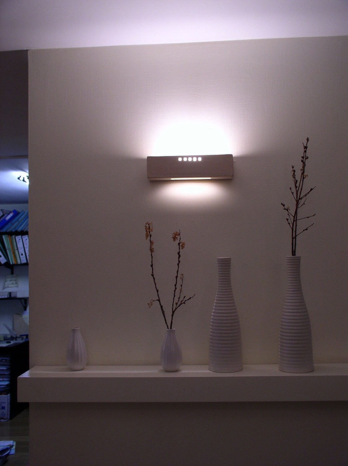 Rectangle width Wall lamp | Etsy