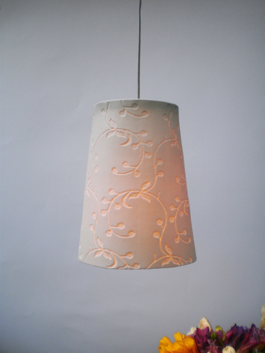 Big Fancy Porcelain, Hanging Lamp - Etsy