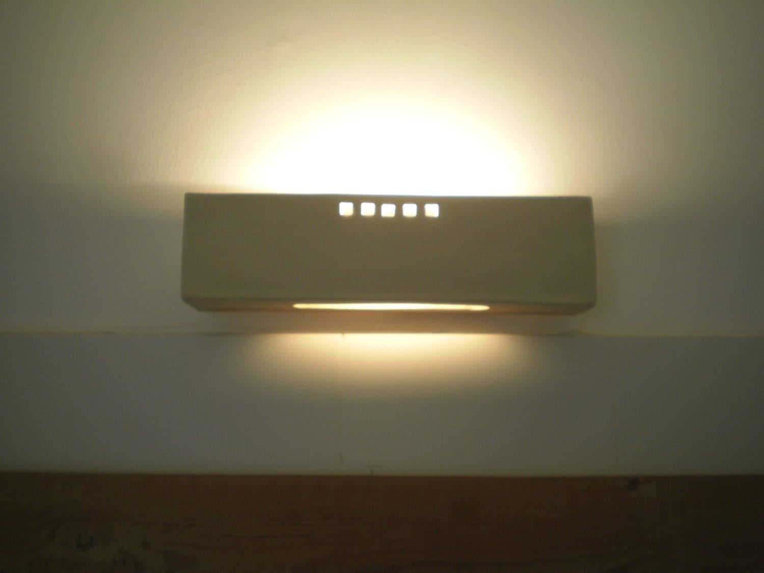 Rectangle width Wall lamp | Etsy