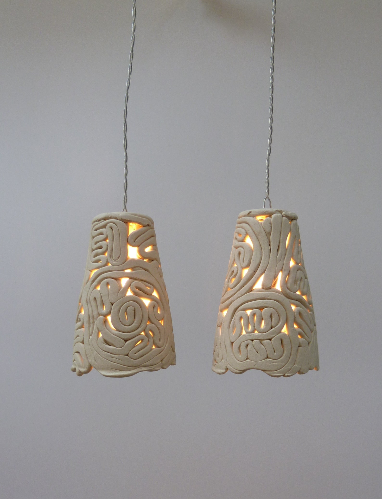 Lace Bell, Pendant Light, Hanging Lamp, Ceiling Chandelier - Etsy
