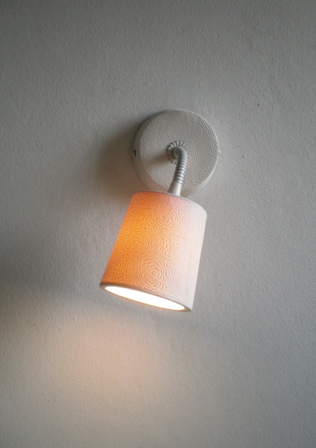 Rose Wall Lamp, Night Light, - Etsy
