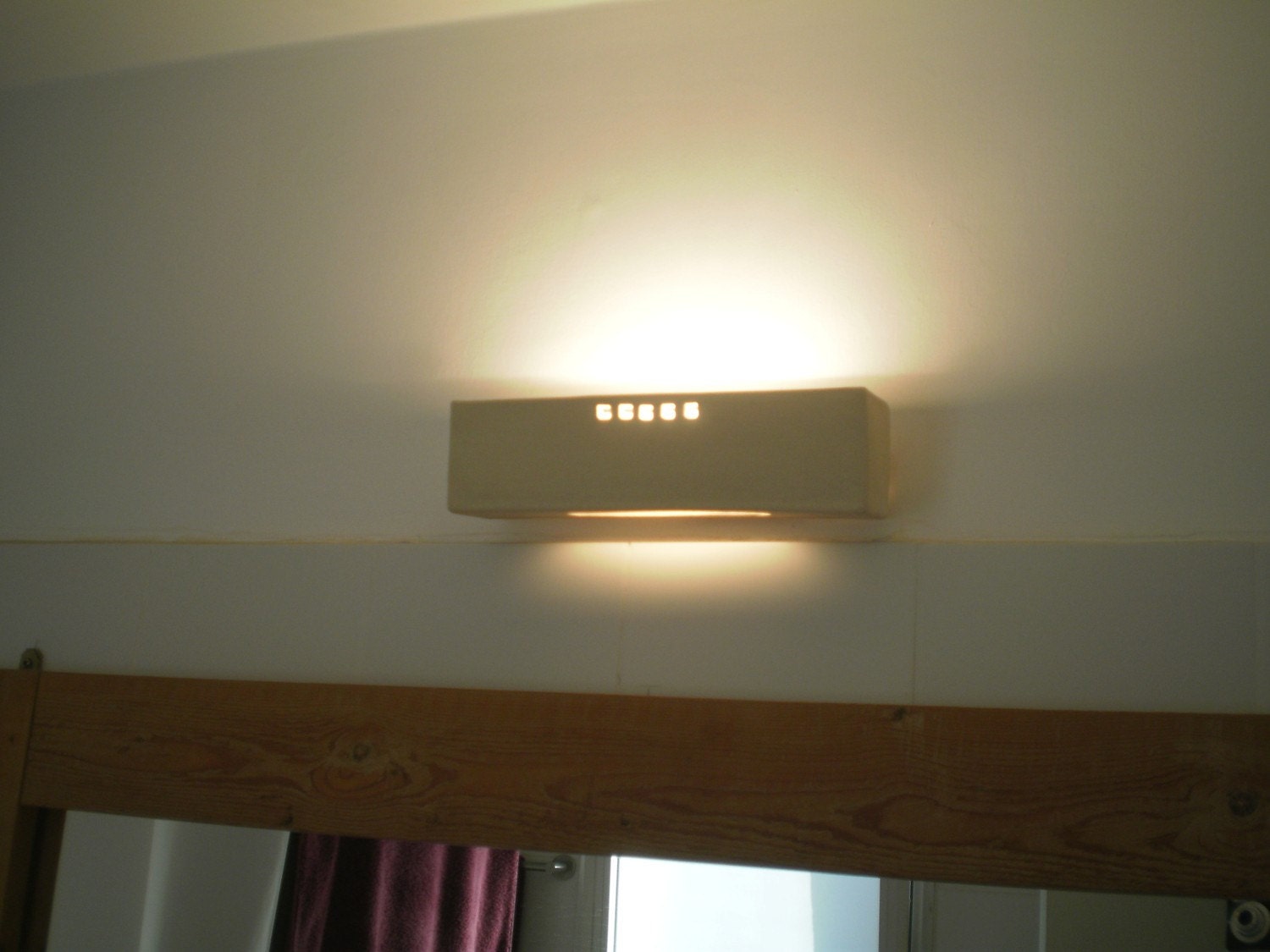 Rectangle width Wall lamp | Etsy