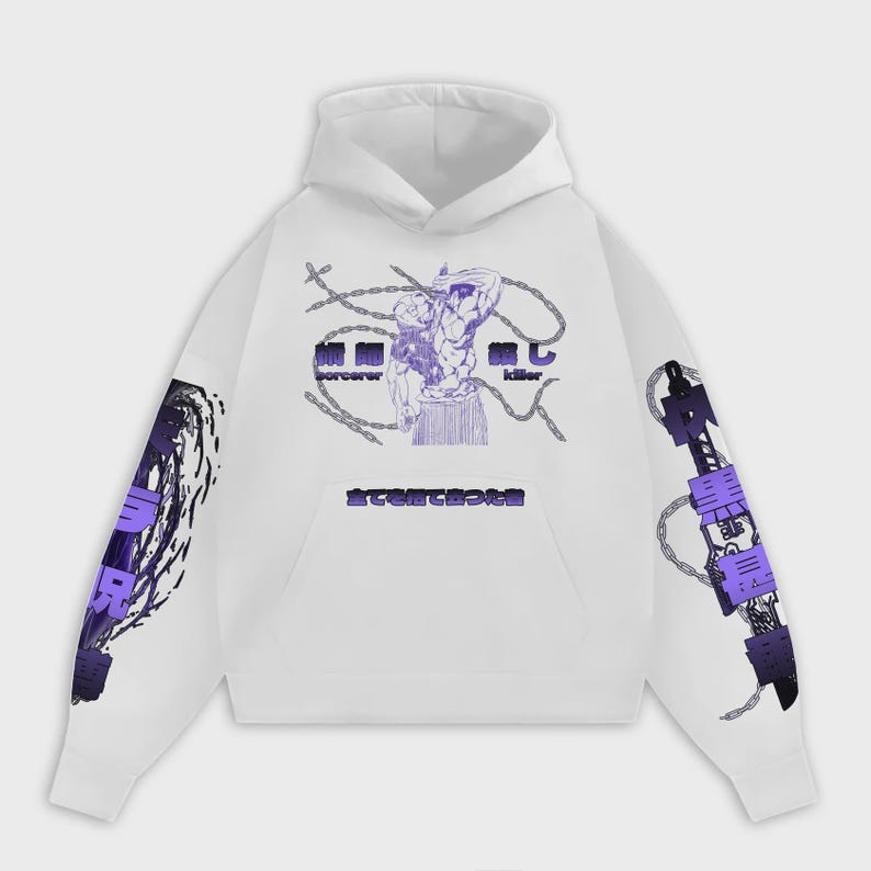 Toji Fushiguro Anime Hoodie, Jujutsu Kaisen Hoodie, Anime Streetwear ...