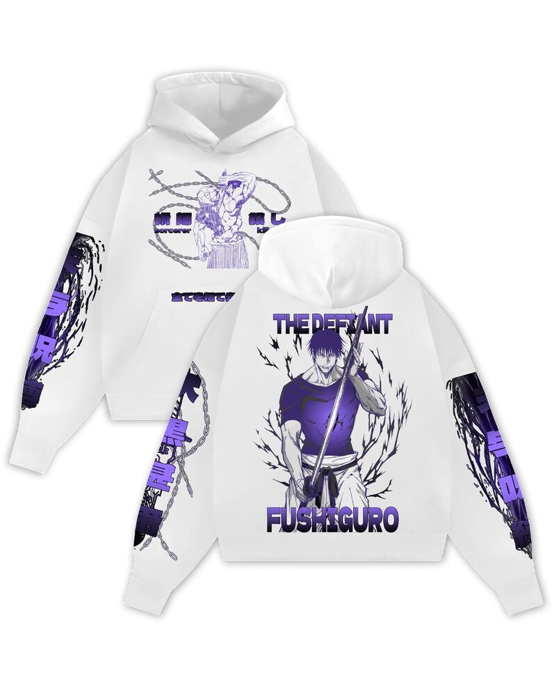 Toji Fushiguro Anime Hoodie, Jujutsu Kaisen Hoodie, Anime Streetwear ...