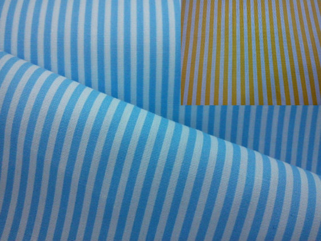 Two-color Stripe, 1/2 Yard, Pure Cotton Fabric - Etsy