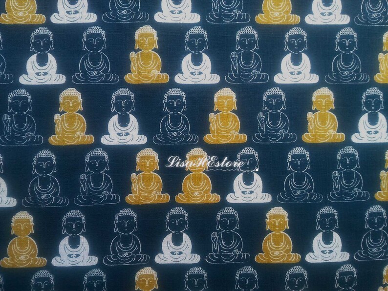 Buddha 1/2 Yard Pure Cotton Fabric | Etsy