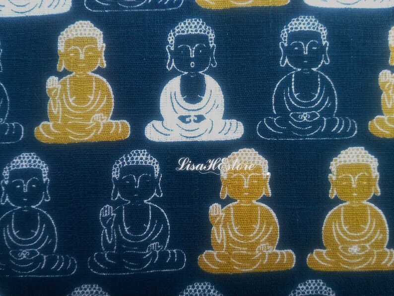 Buddha 1/2 Yard Pure Cotton Fabric - Etsy