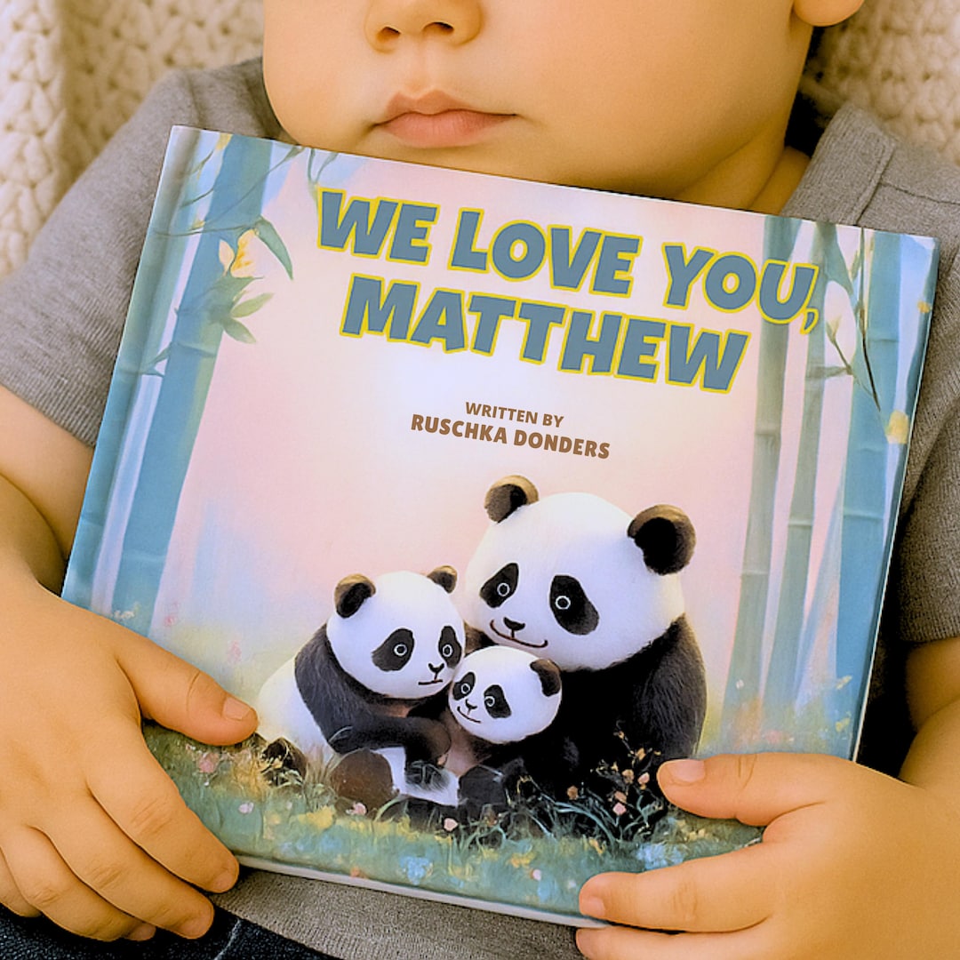 Personalized Baby Book With Name-softcover | Custom Name & Dedication ...