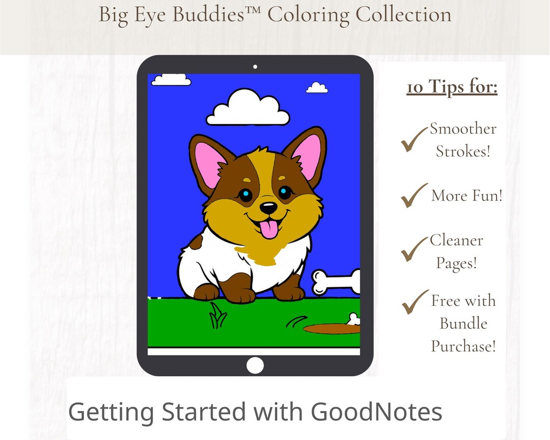 Goodnotes Coloring Tips Guide | iPad Digital Coloring Tutorial PDF ...