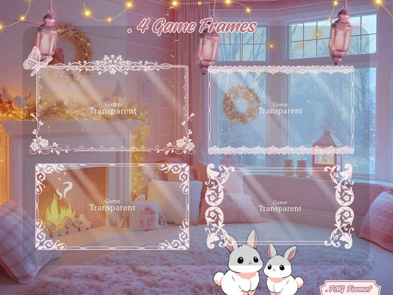Twitch Overlay Cozy Dream Stream Package, Scenes, Badges, ... for ...
