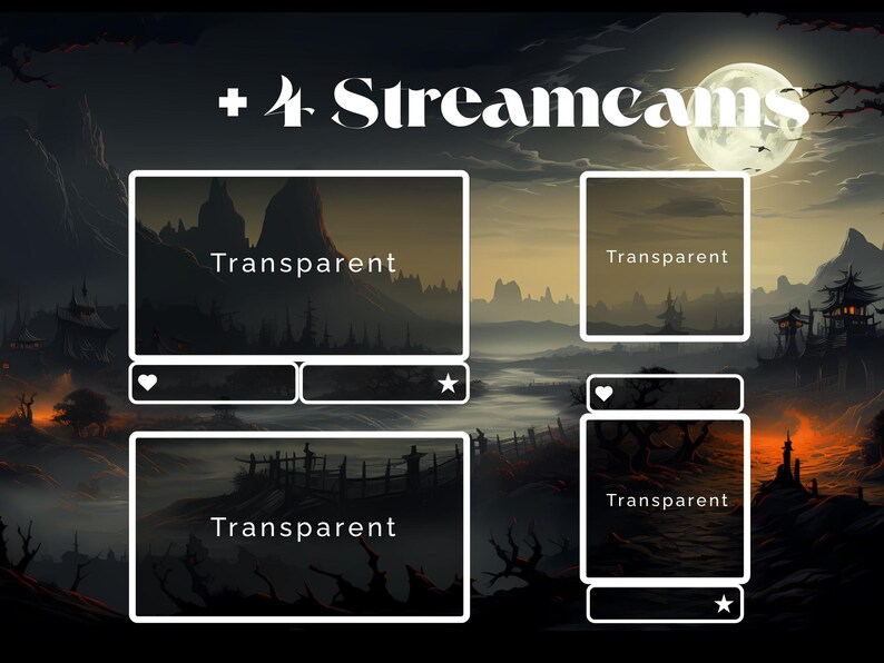 Streampack Shadow Blade - Twitch Overlays, Scenes, Badges, ... for ...