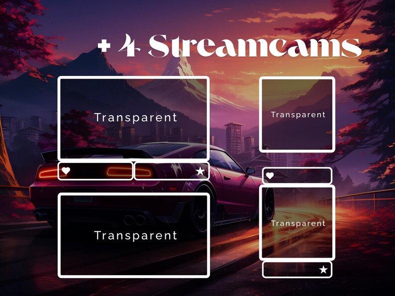 Streampack Tokyo Drift - Twitch Overlays, Scenes, Badges, ... for ...