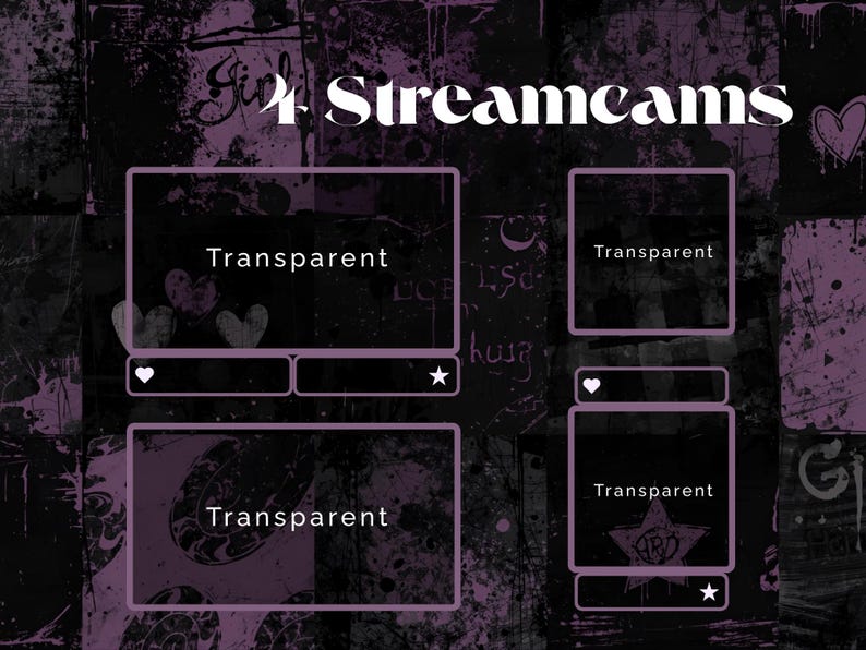 Streampack Girly Street - Twitch Overlays, Scenes, Badges, ... for ...