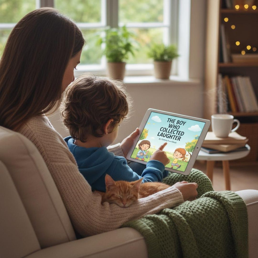 Digitales Kinderbuch: Der Junge lachte gesammelt. Kindergeburtstag ...
