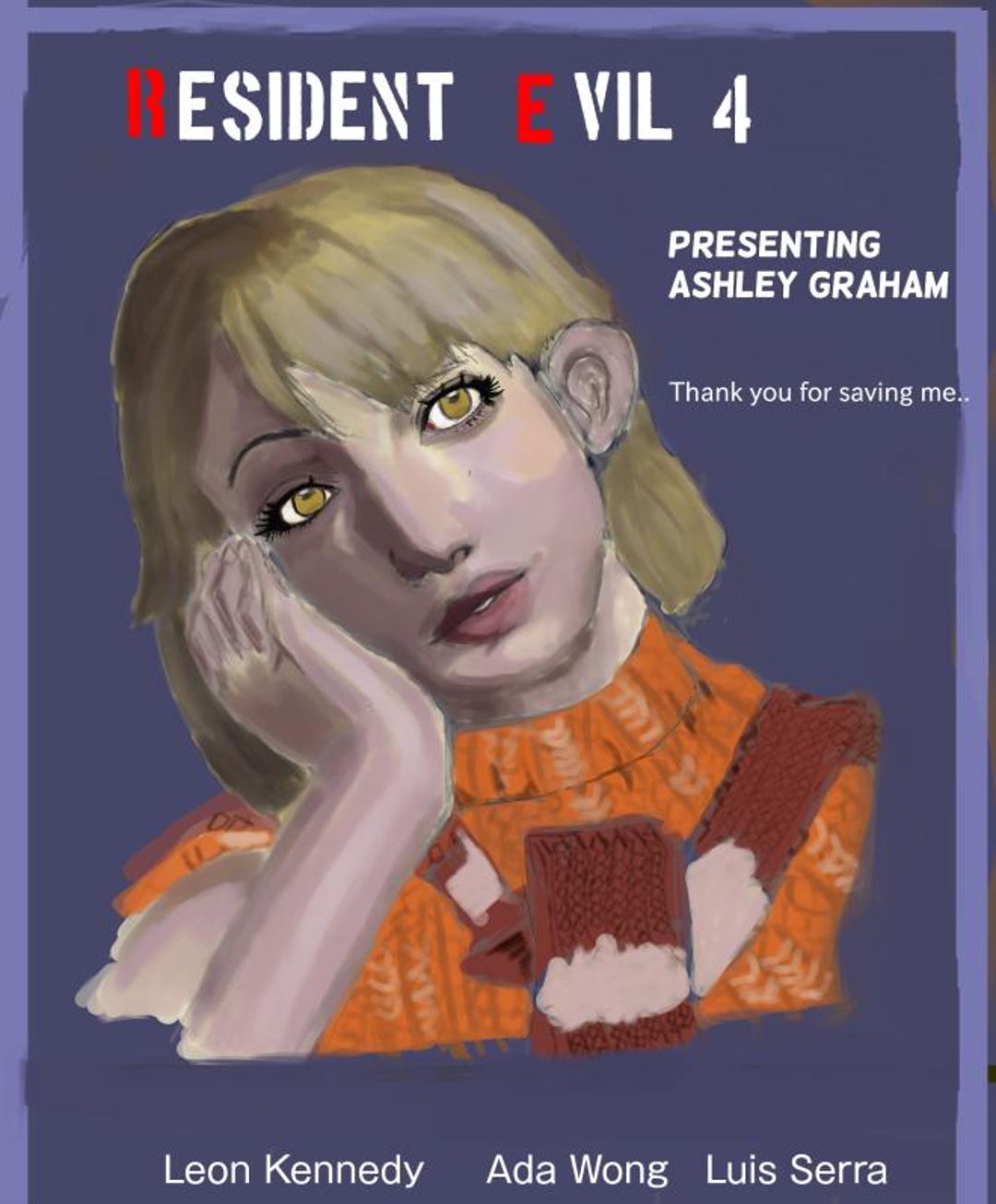 Ashley Graham 2005, Resident 4 Digital Print Fully Rendered Download - Etsy