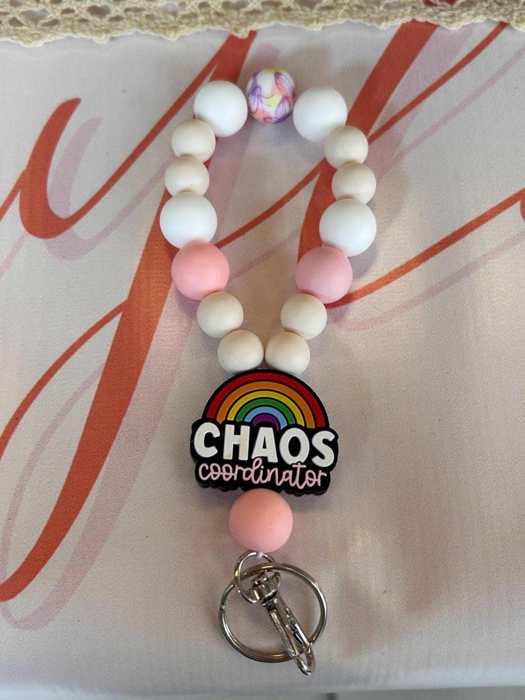 Customizable Silicone Bead Keychains - Etsy