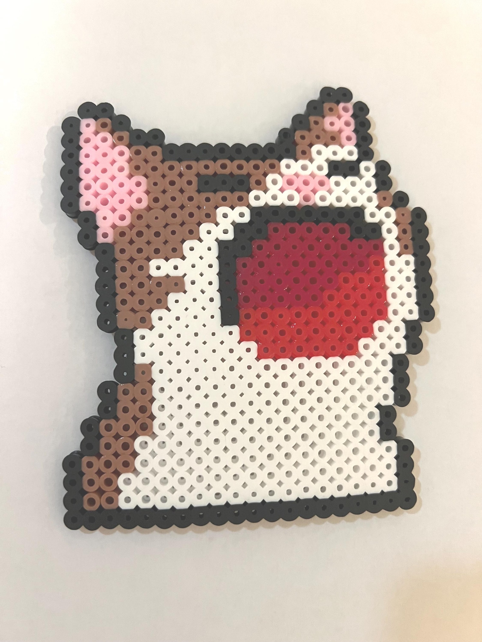Handmade Pop Cat Fuse Bead Art - Etsy