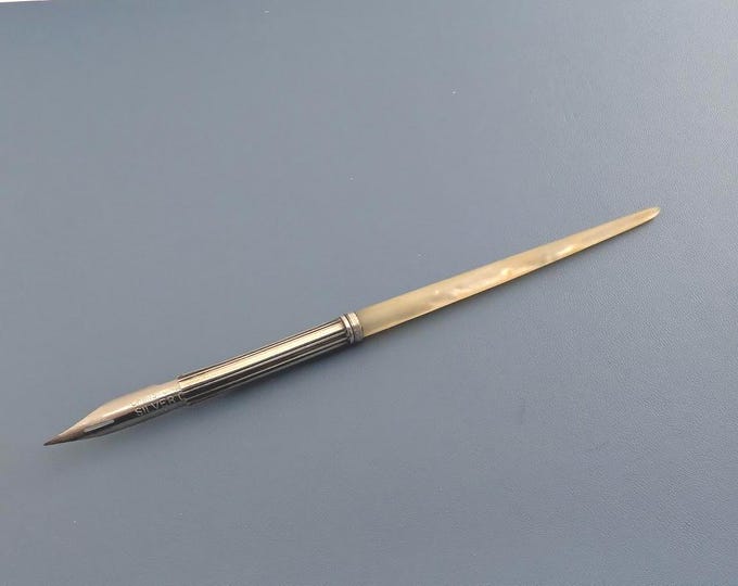 Antique Mother-of-pearl & Silver Dip Pen - Victorian Era – Ormiston and ...