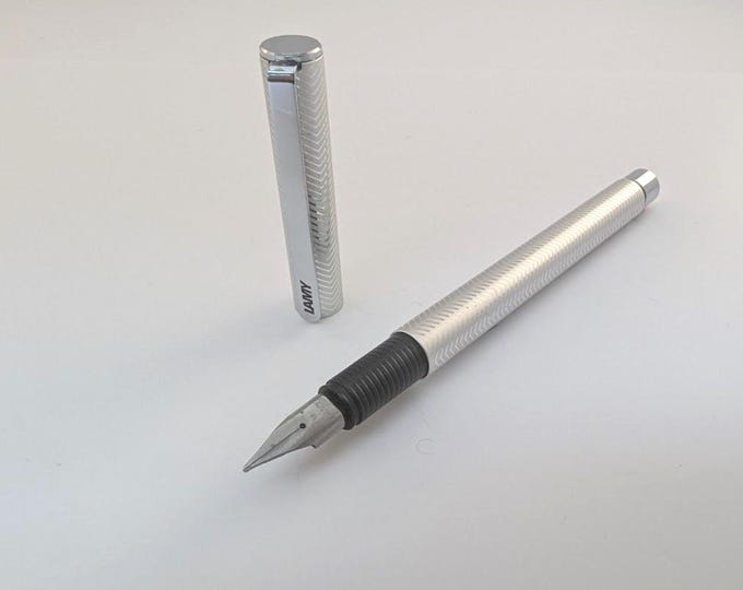 Vintage Lamy CP1 Fountain Pen – Brushed Metal Finish – Germany 1980s ...