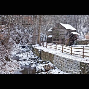 Cuttalossa Farm Bromleys Mill Winter Photograph Snow Solebury New Hope ...