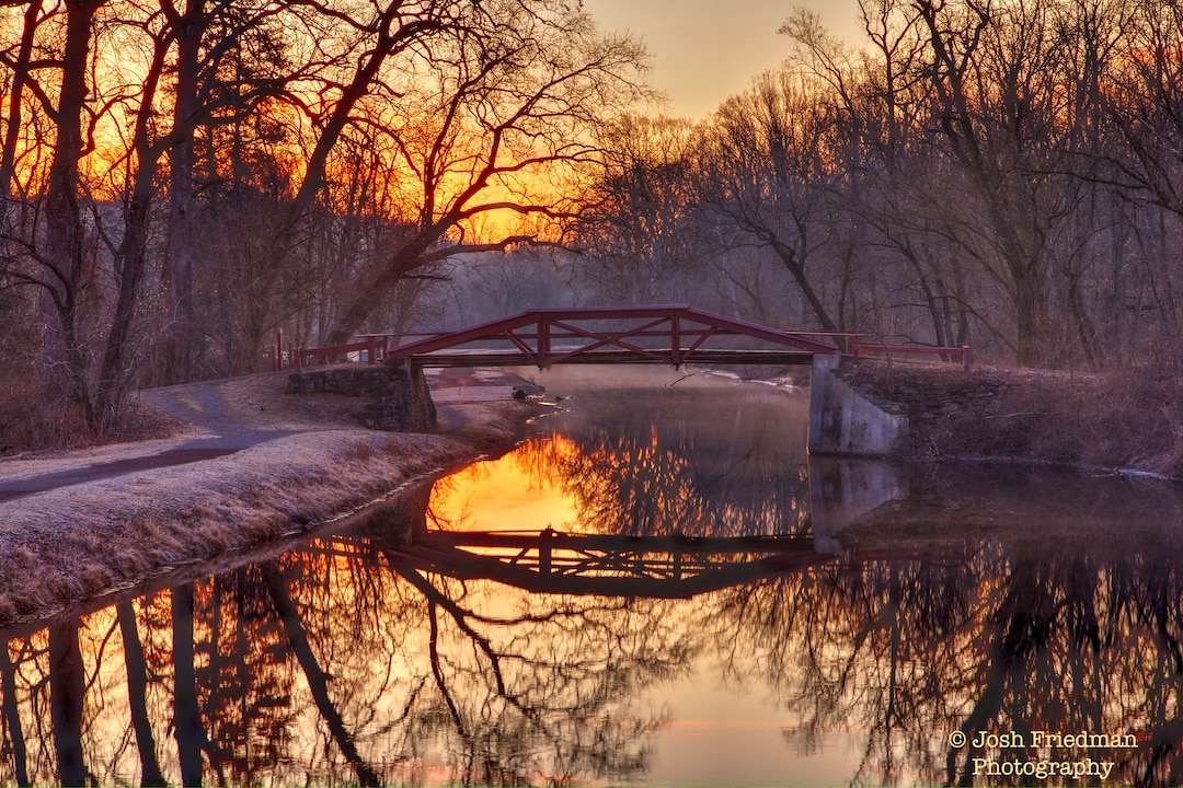 Delaware Canal Towpath Bridge Photograph Bucks County Pennsylvania ...