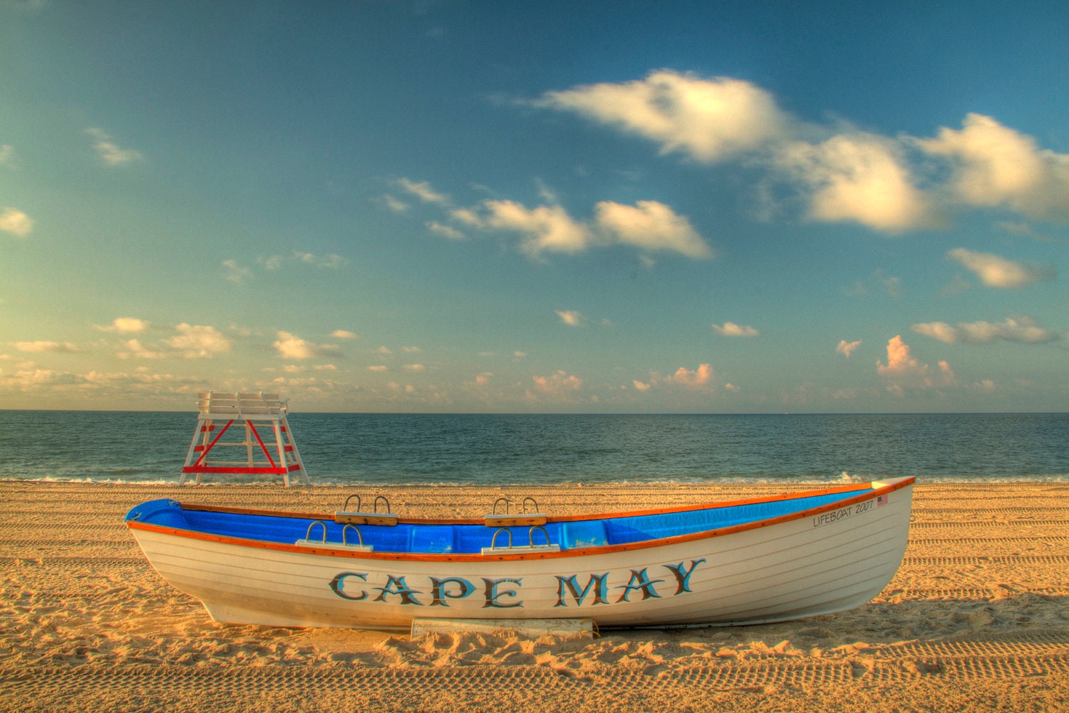 Cape May Morning Beach Color Photography Ocean New Jersey - Etsy