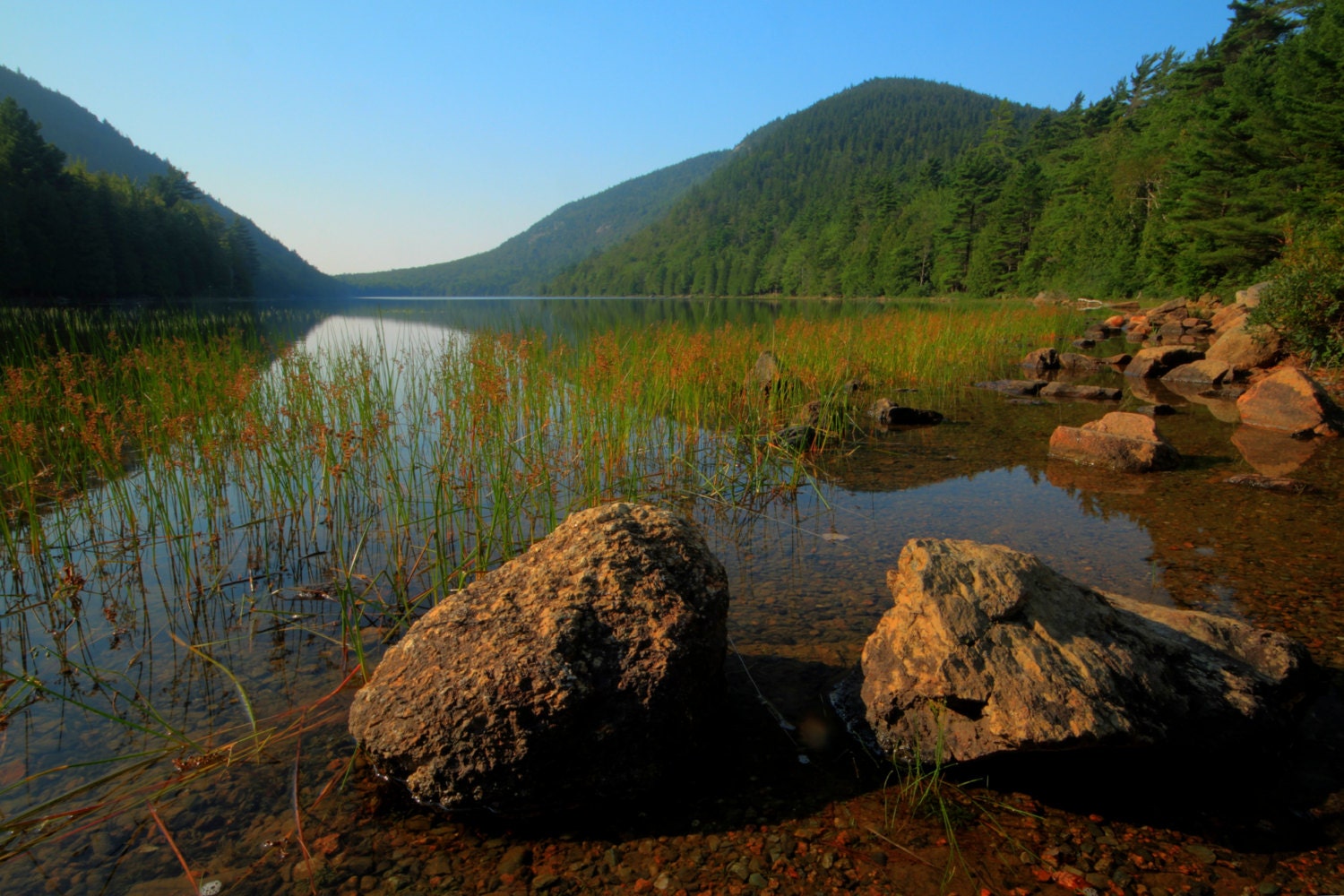 Bubble Pond Acadia National Park Landscape Photography Maine - Etsy
