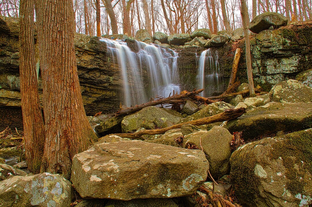 Ringing Rocks Waterfall Photograph Nature Photography Bucks County ...