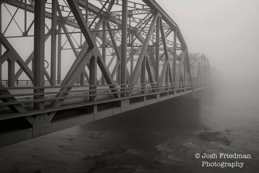 Trenton Makes the World Takes Bridge Fog Photograph Morning Mist ...