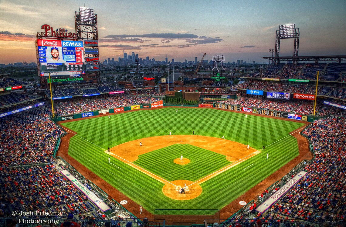 Philadelphia Phillies Citizen's Bank Park Photograph Baseball Stadium ...
