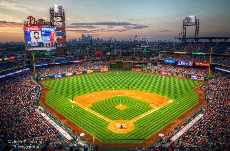 Philadelphia Phillies Citizen's Bank Park Photograph Baseball Stadium ...