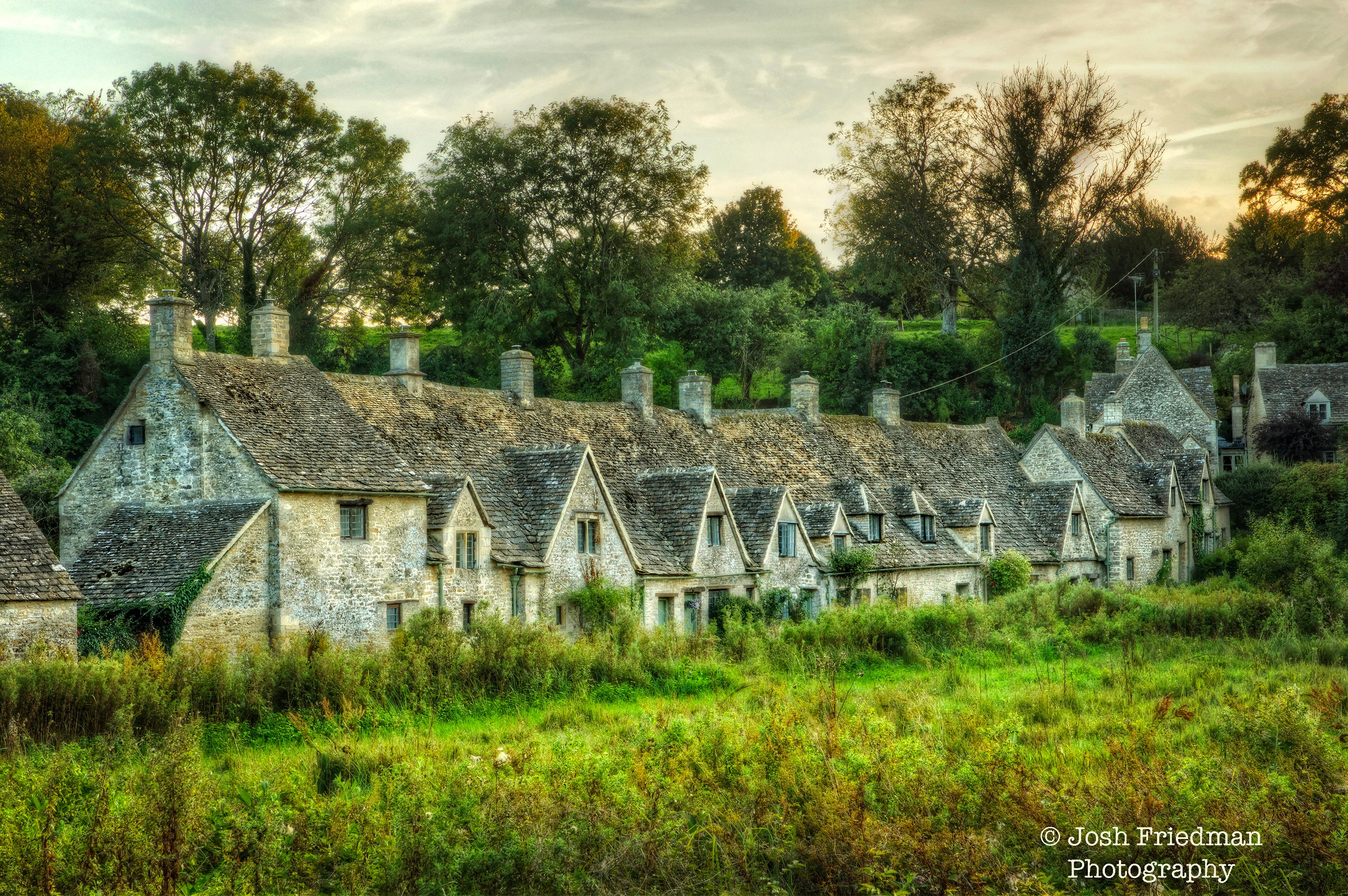 Cotswolds Bibury Arlington Row Cottages Photograph English Countryside ...