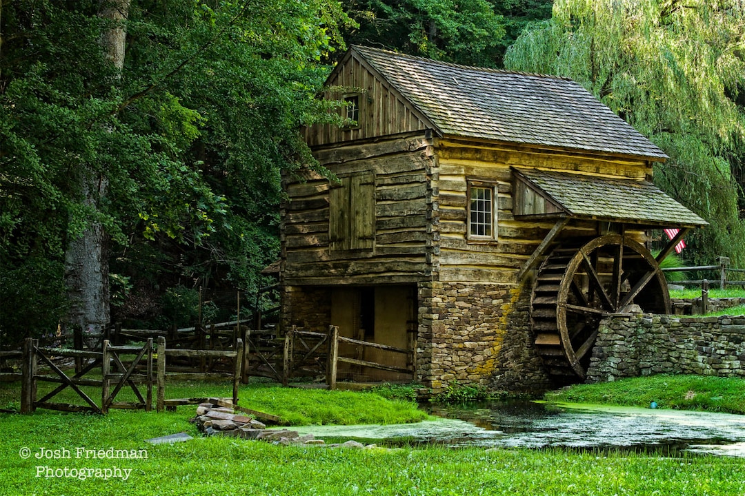 Historic Mill Photograph, Cuttalossa Farm, Bucks County, Pennsylvania ...