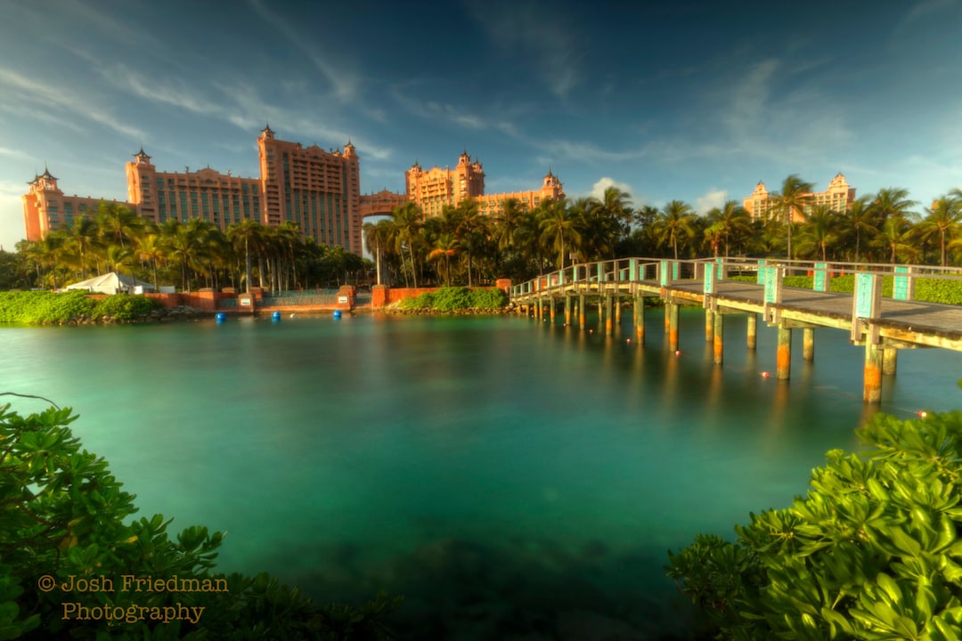 Atlantis Royal Towers and Bridge Landscape Photograph Paradise Island ...