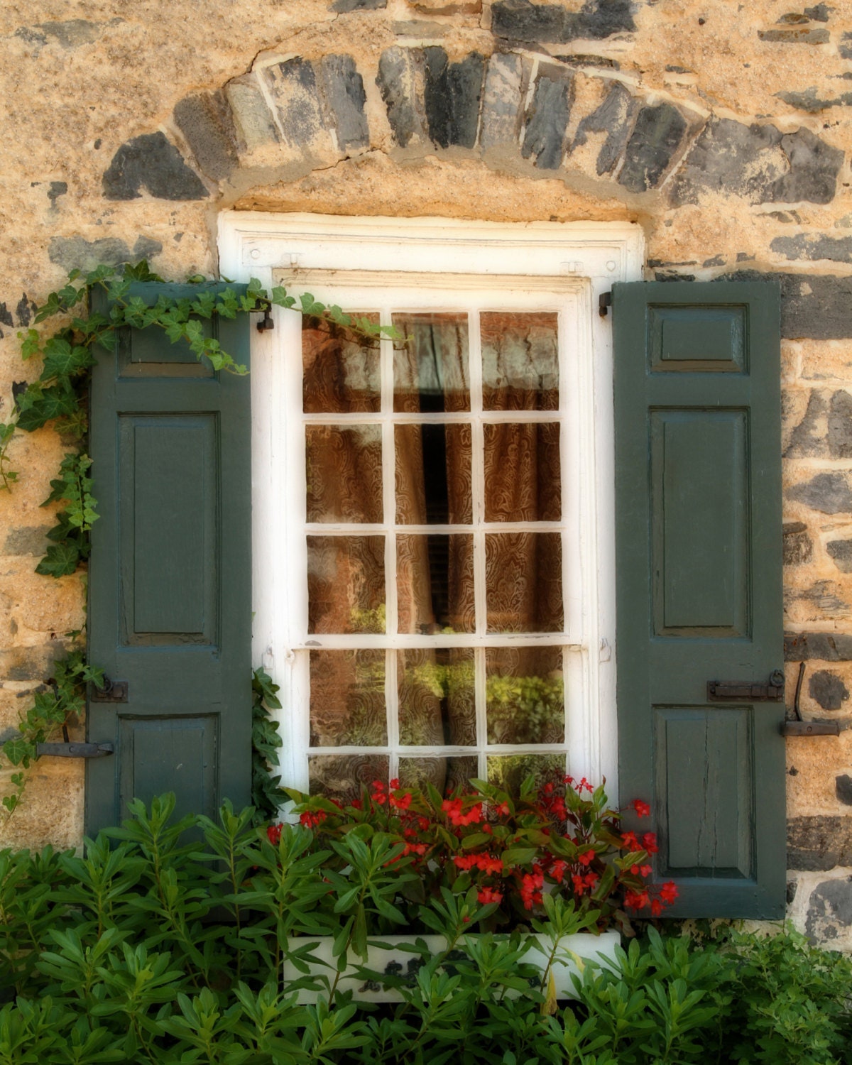 Summer Window with Flower Box Fine Art Photograph New Hope | Etsy