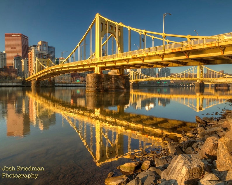 Pittsburgh Bridges Photograph Andy Warhol Bridge Fine Art | Etsy